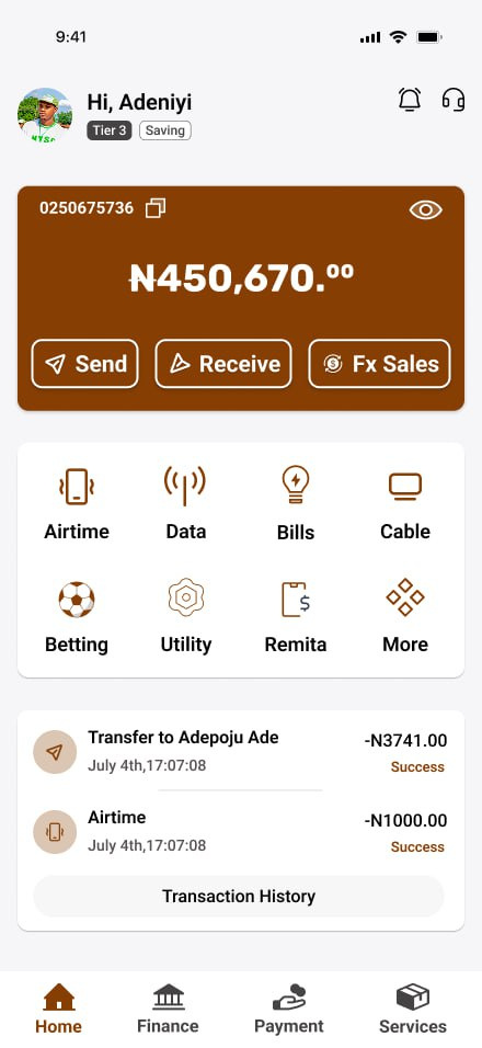 GTBANK APP HOMEPAGE REDESIGNED by Adeniyi Joseph Adepoju on Dribbble