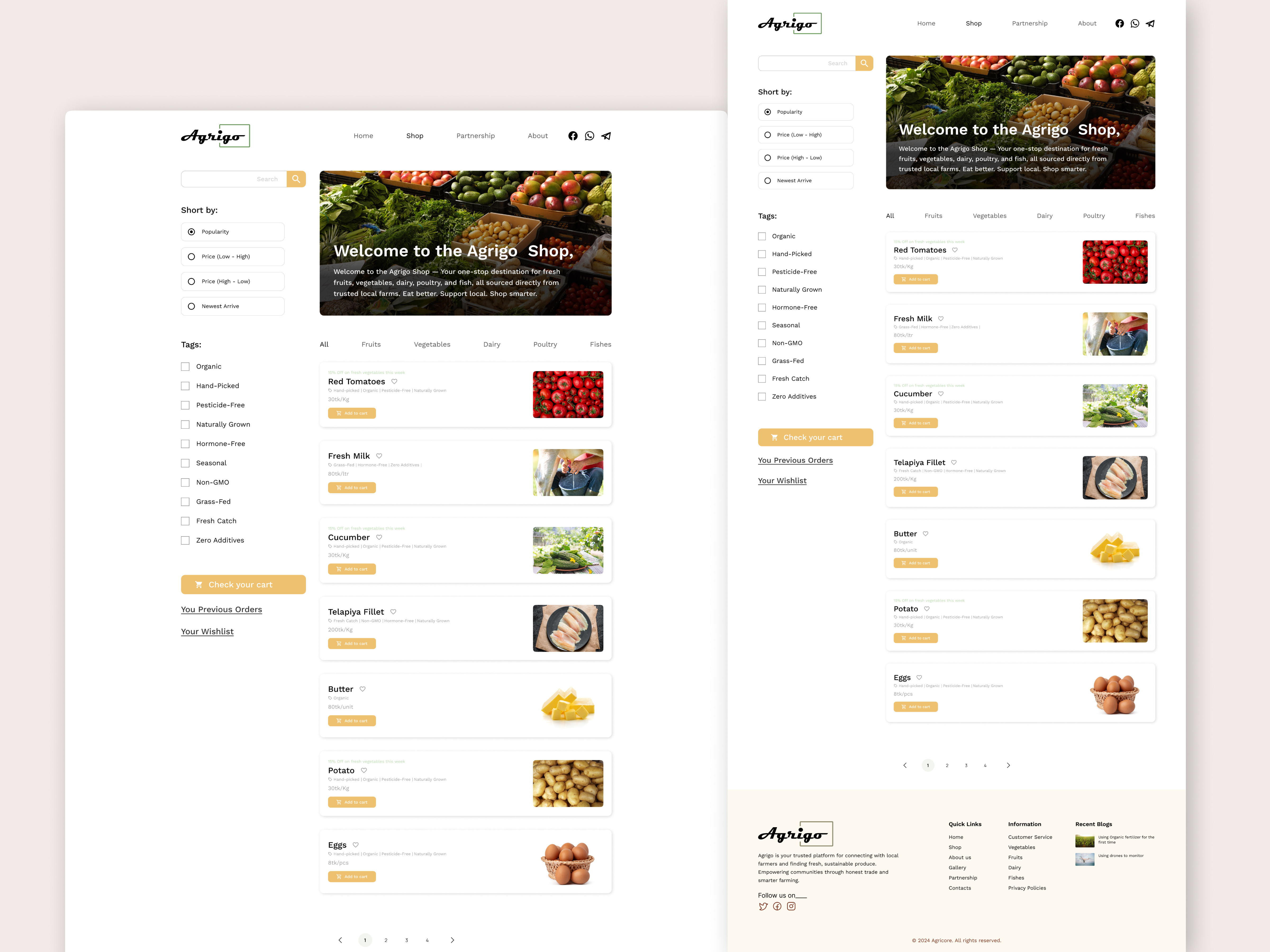 Agrigo — Modern UI/UX Design for an Agro-Tech Platform by Baizid Khan ...