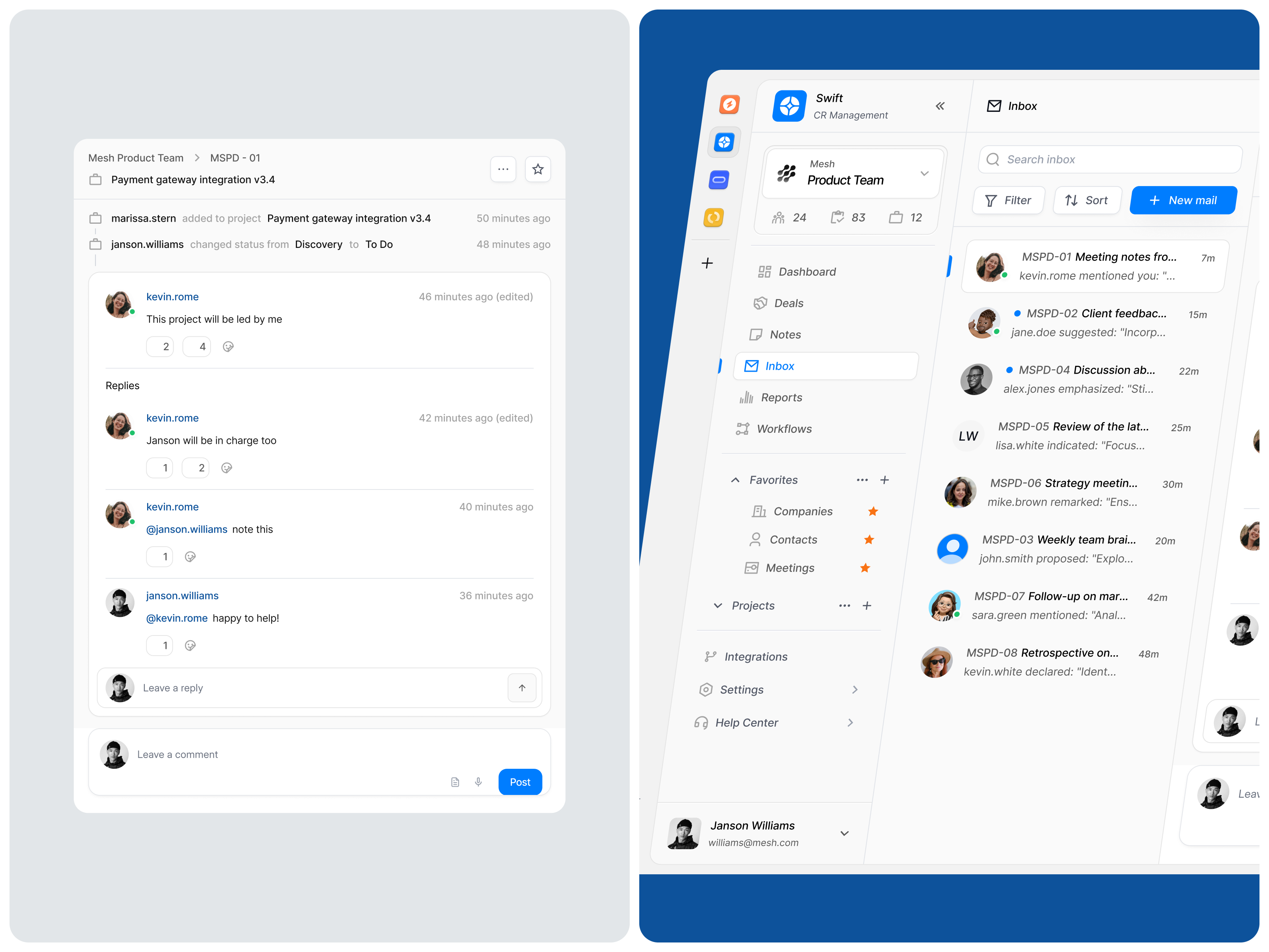 Swift - Email Messages by Barly Design for Uxerflow on Dribbble