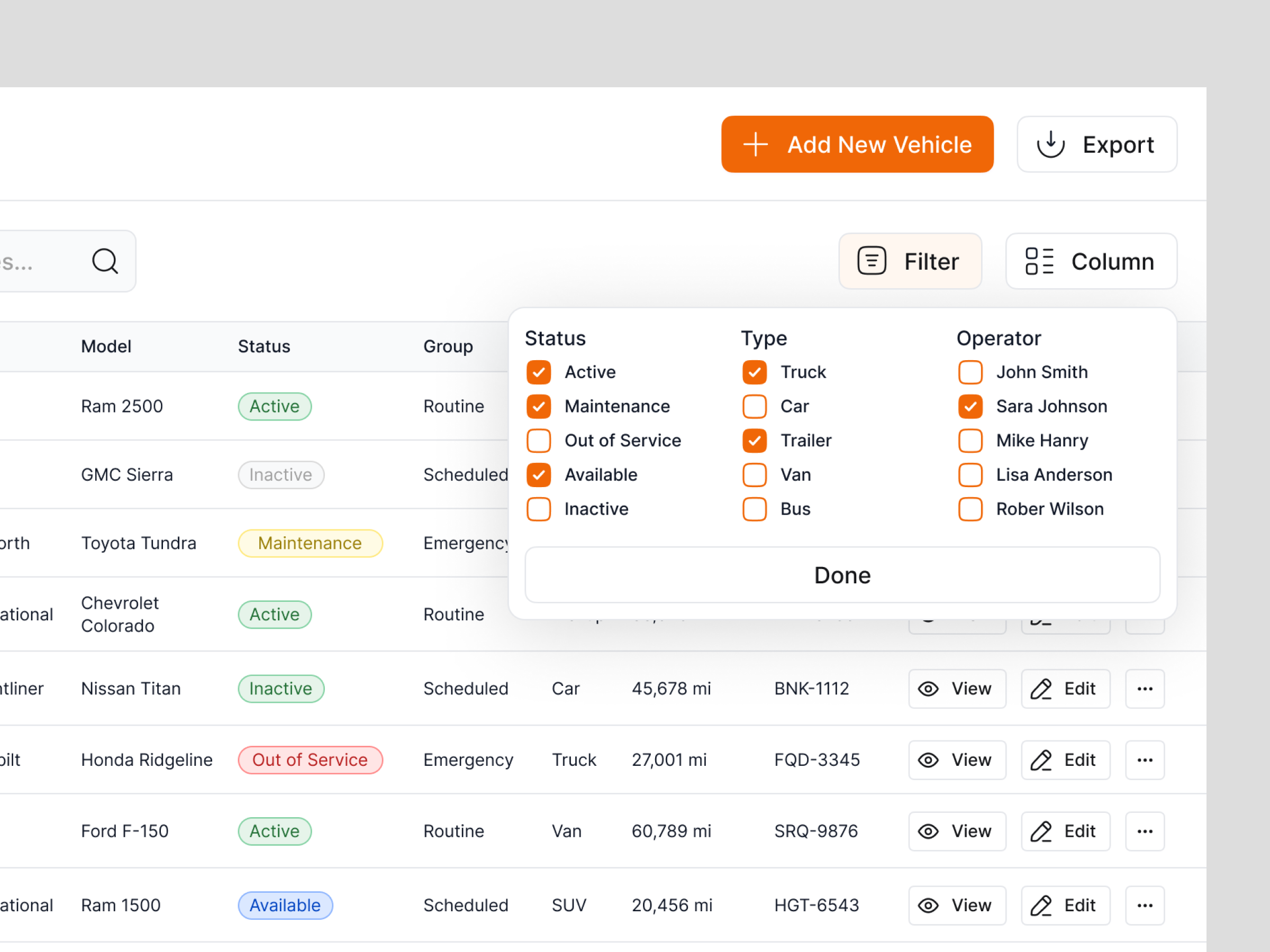 FleetPro – Vehicle Management Dashboard UI by Saleh Ahmed on Dribbble