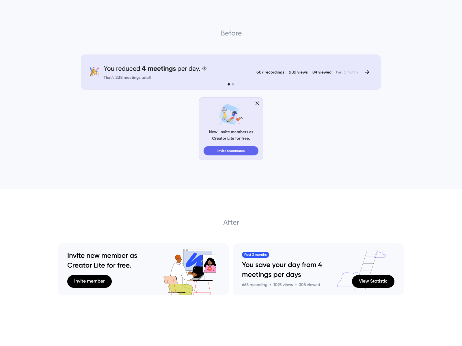 Screen Recording Dashboard by Happy Milliarta for Odama on Dribbble