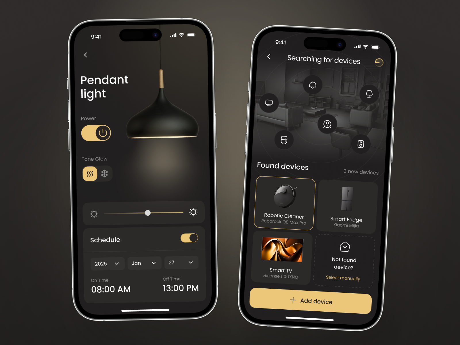 Smart Home Mobile App UI Design by Ronas IT | UI/UX Team on Dribbble
