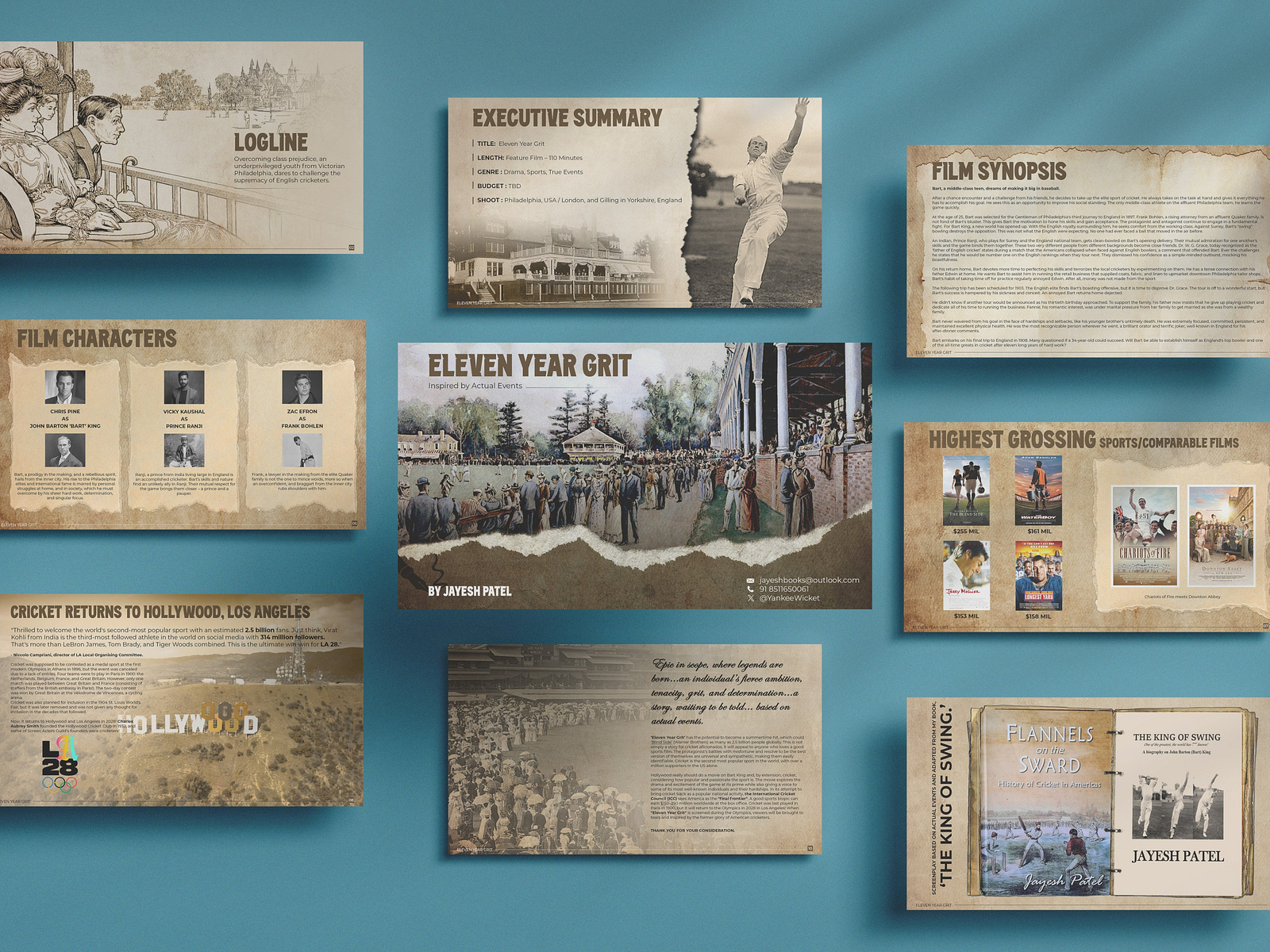 Eleven Year Grit | Movie Pitch Deck by Fenall Lotiya on Dribbble