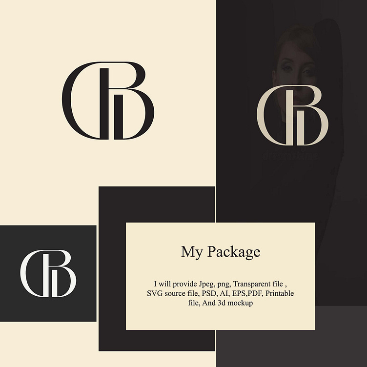 DB luxury clothing logo by adobezakariya on Dribbble
