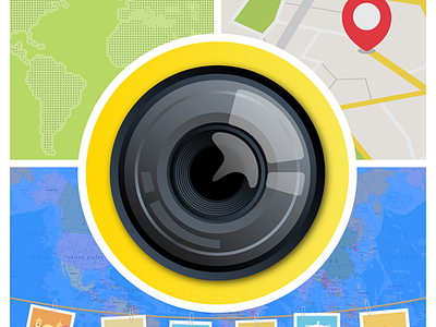 GPS Map Camera by Rohitraj Khorwal on Dribbble