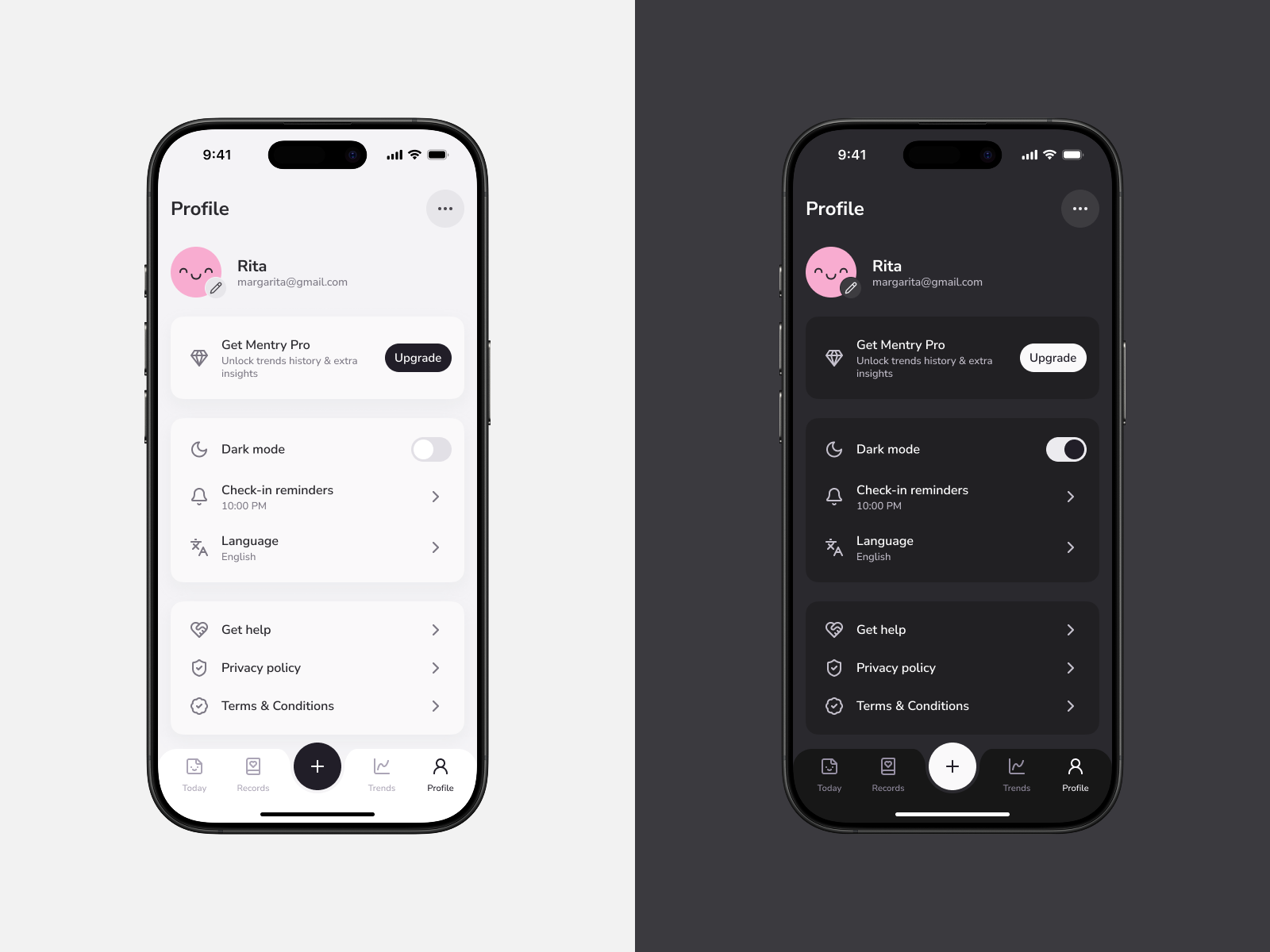 Mood Tracking App — Mood Tracker Mobile UI by Marharyta Syropulo on ...