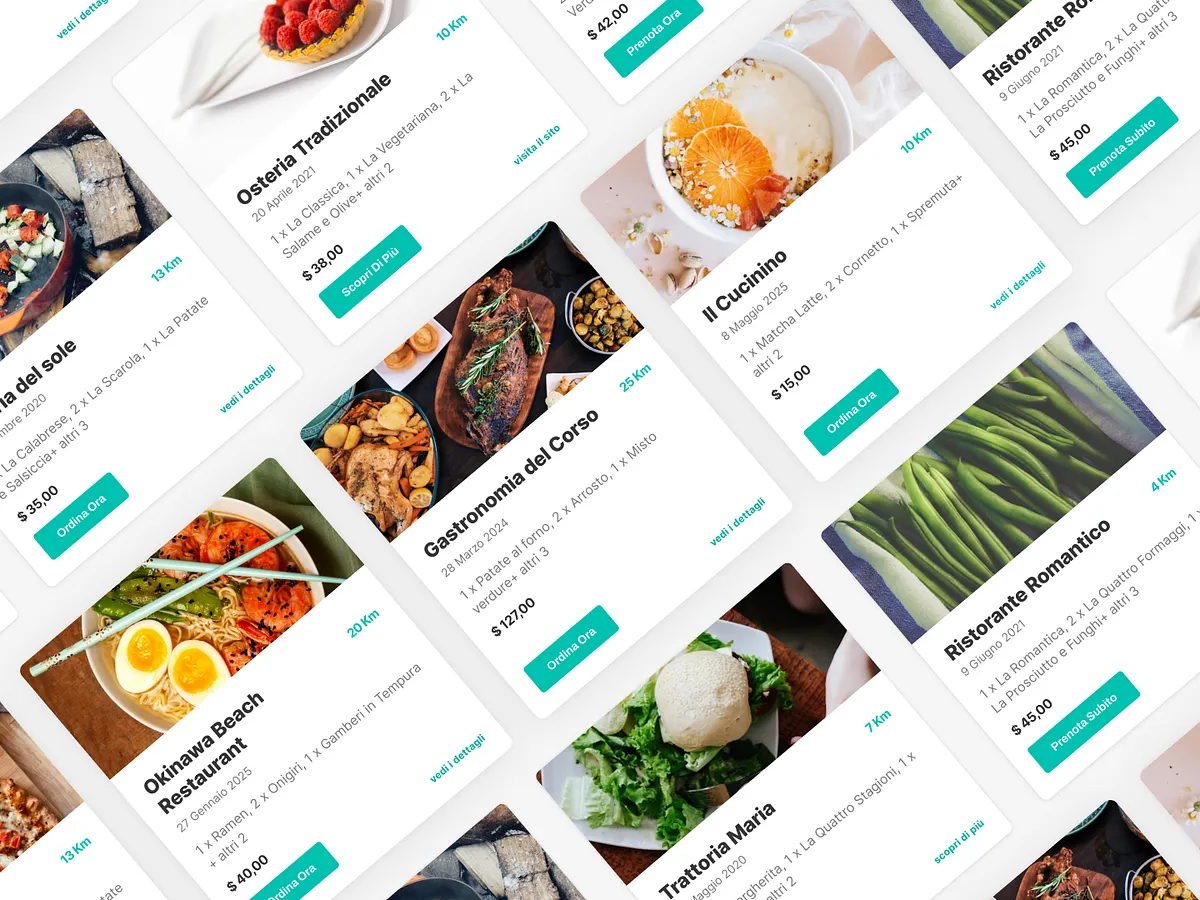 Browse thousands of Food Card images for design inspiration | Dribbble