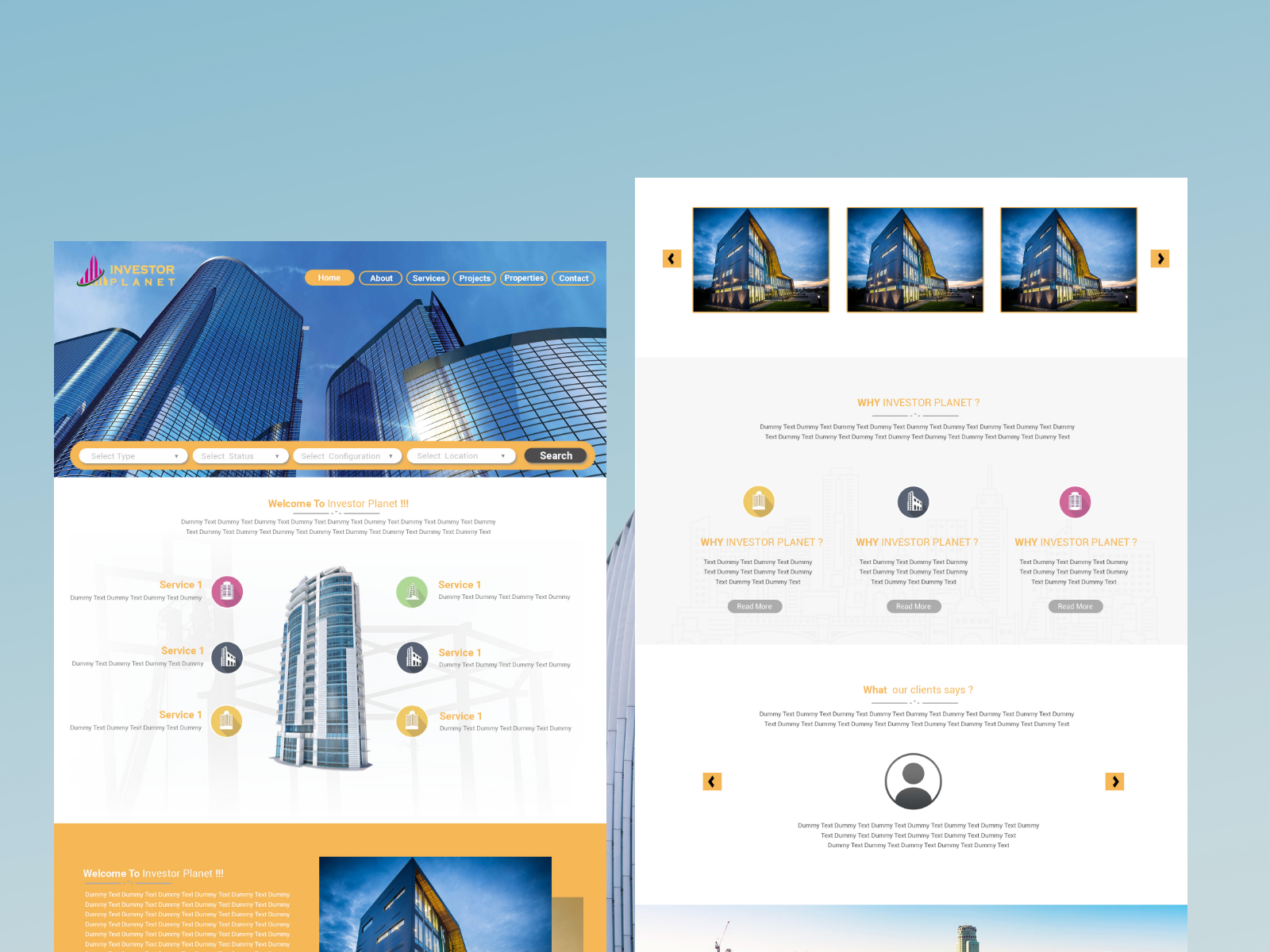 Real Estate Website Ui Design by Noman Khan on Dribbble