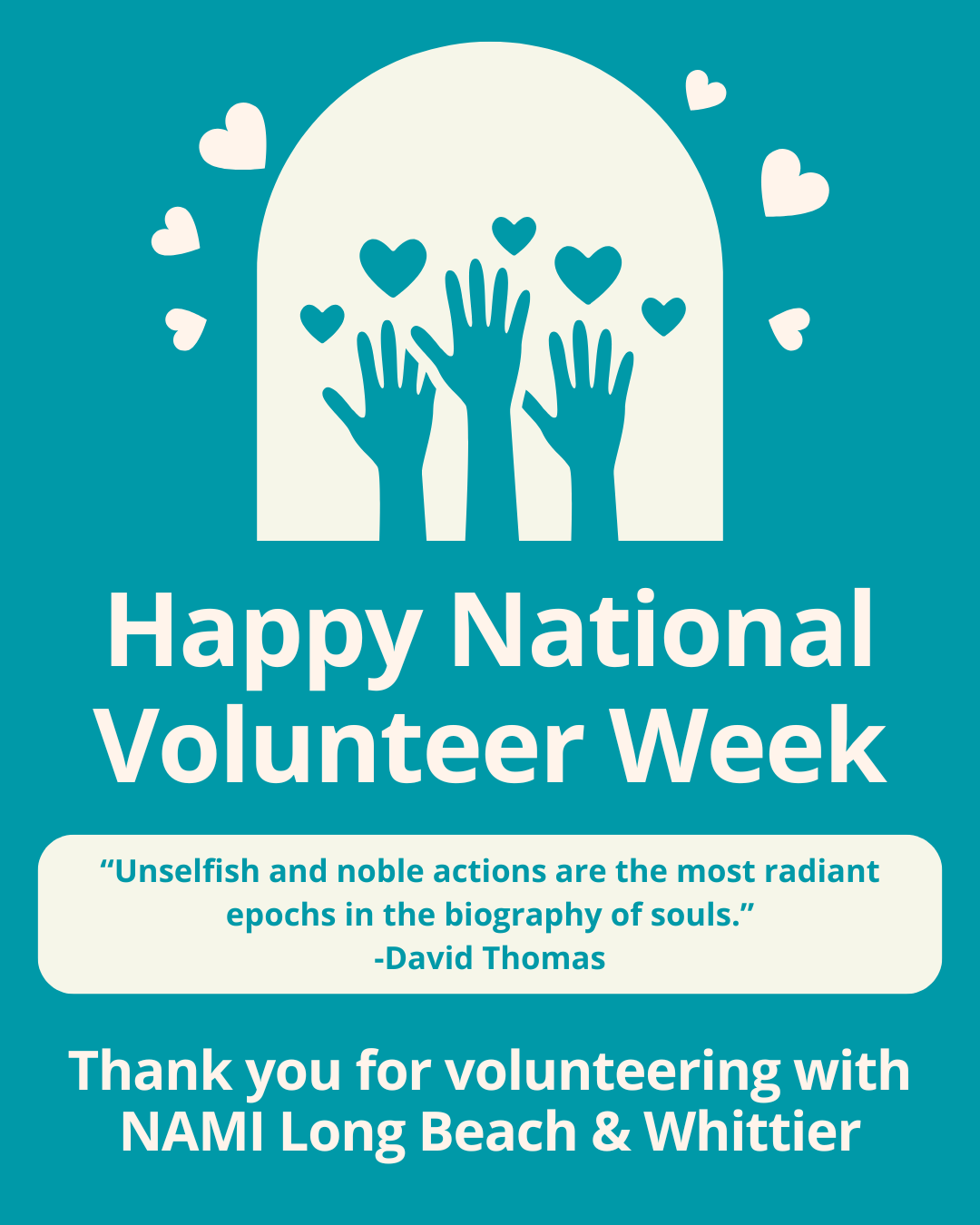Volunteer Week Post by Marilyn Mejia on Dribbble