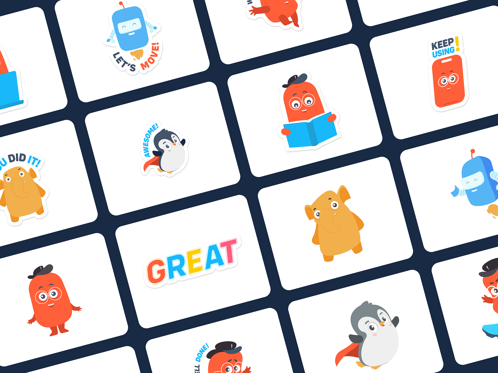 Kids Learning Platform Character Design by Musemind on Dribbble