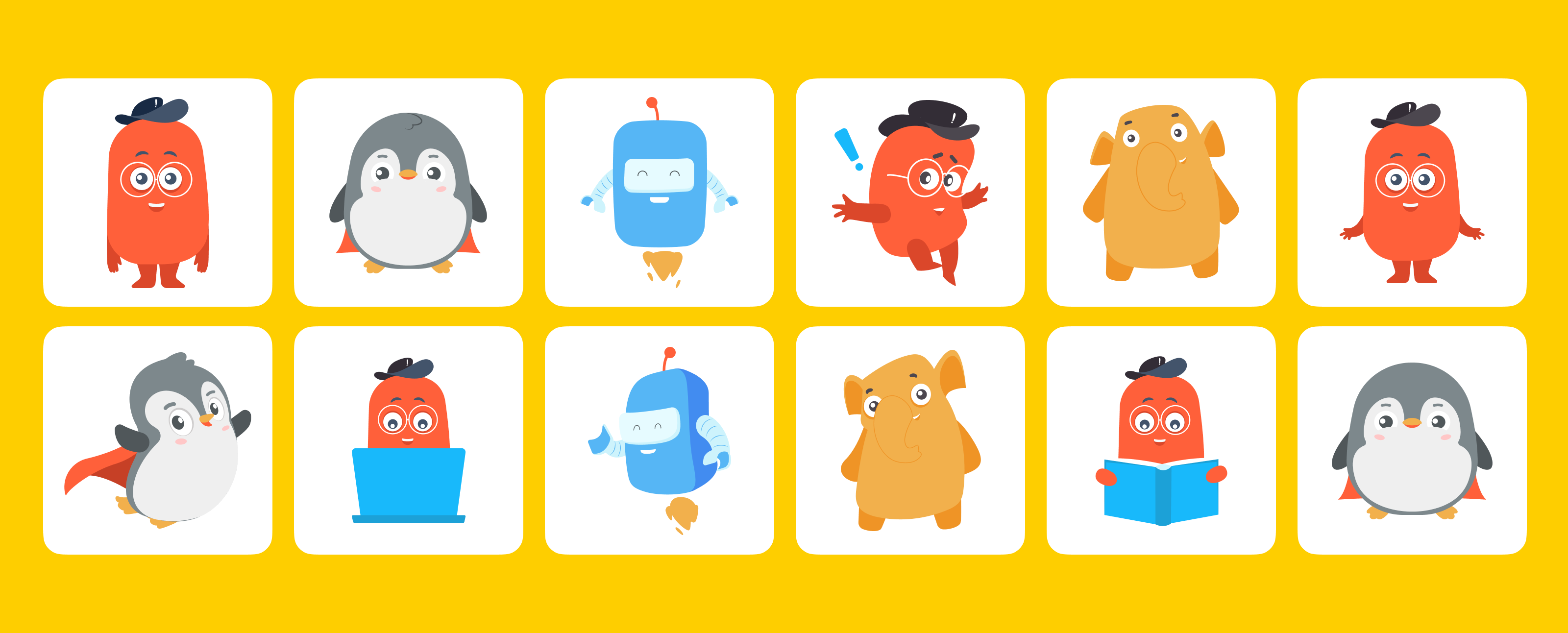 Kids Learning Platform Character Design by Musemind on Dribbble