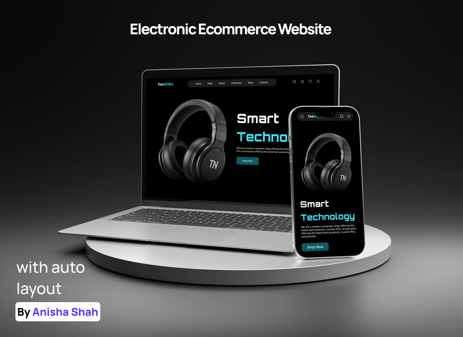 ELECTRONIC ECOMMERCE WEBSITE by Anisha Shah on Dribbble