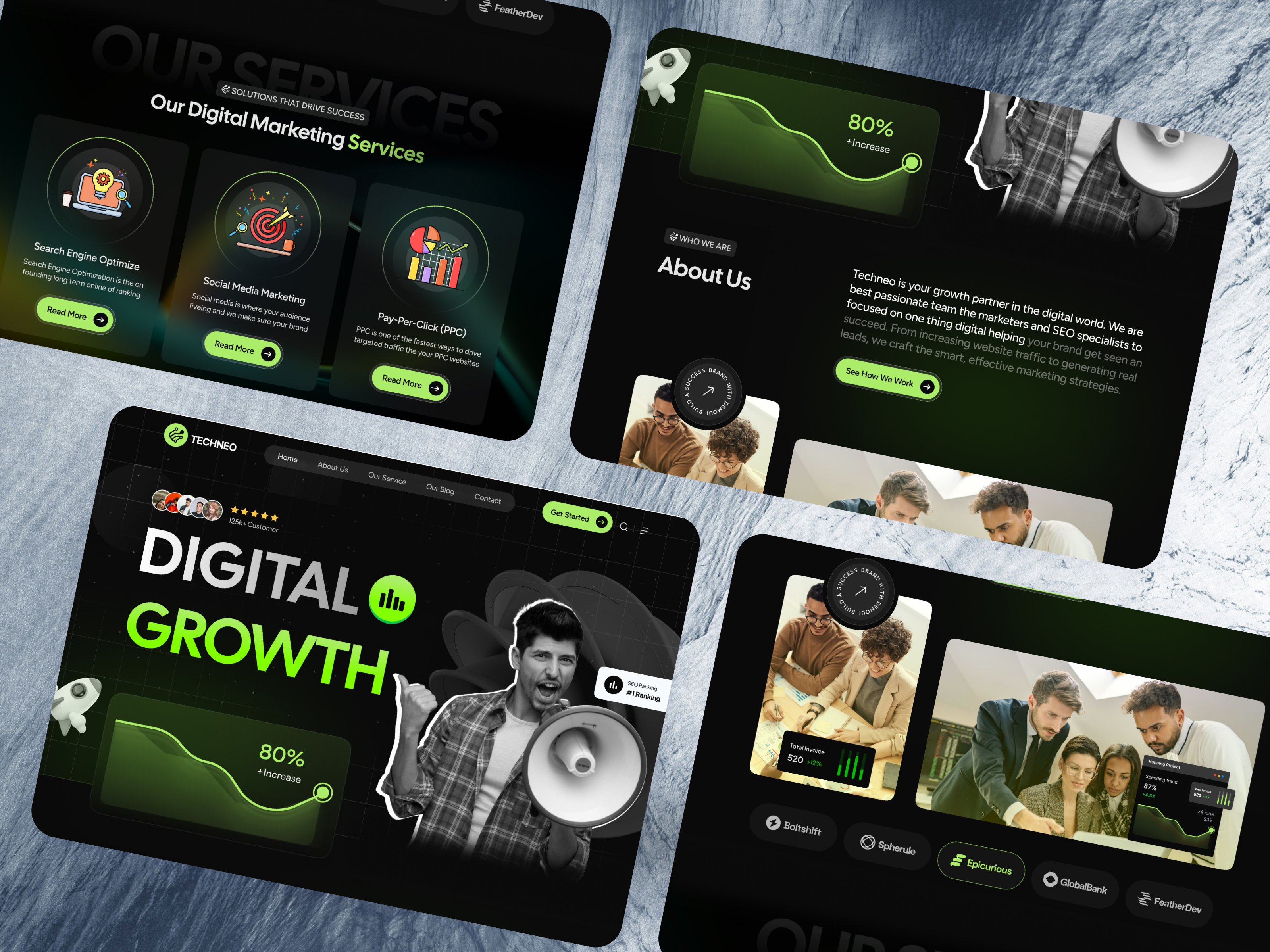 SEO Agency Website | Landing Page UI/UX Design by FleexStudio | Web Design Agency on Dribbble