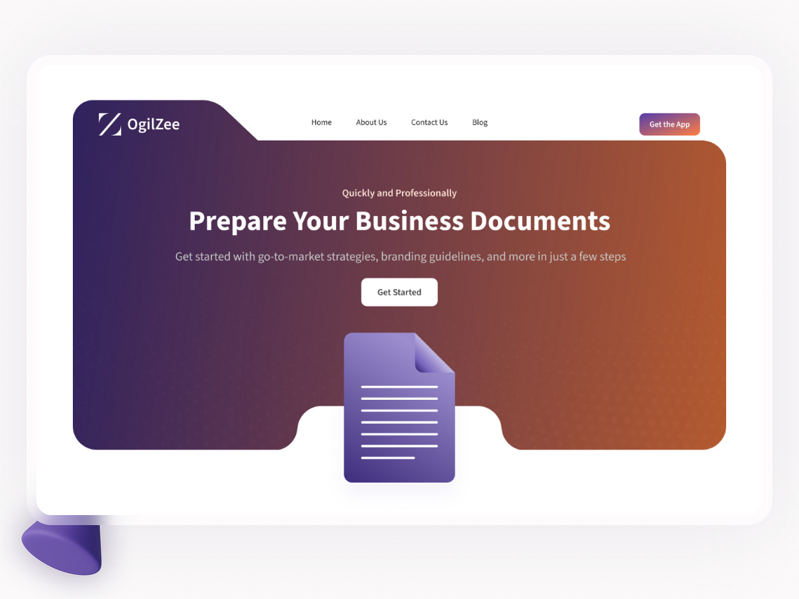 Business Documentation Website by Muhamad Rashvand on Dribbble