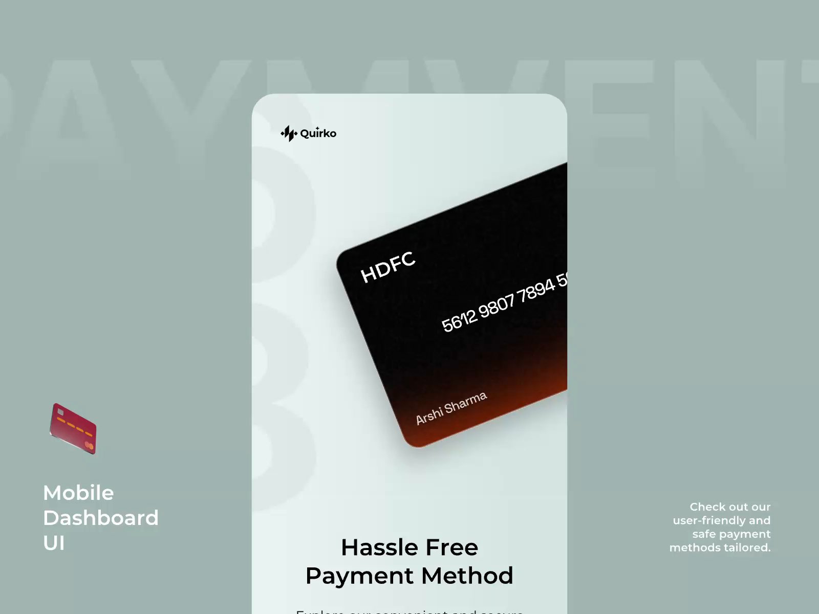 Mobile Dashboard UI with Smooth Interactions by Design Studio UI UX on ...