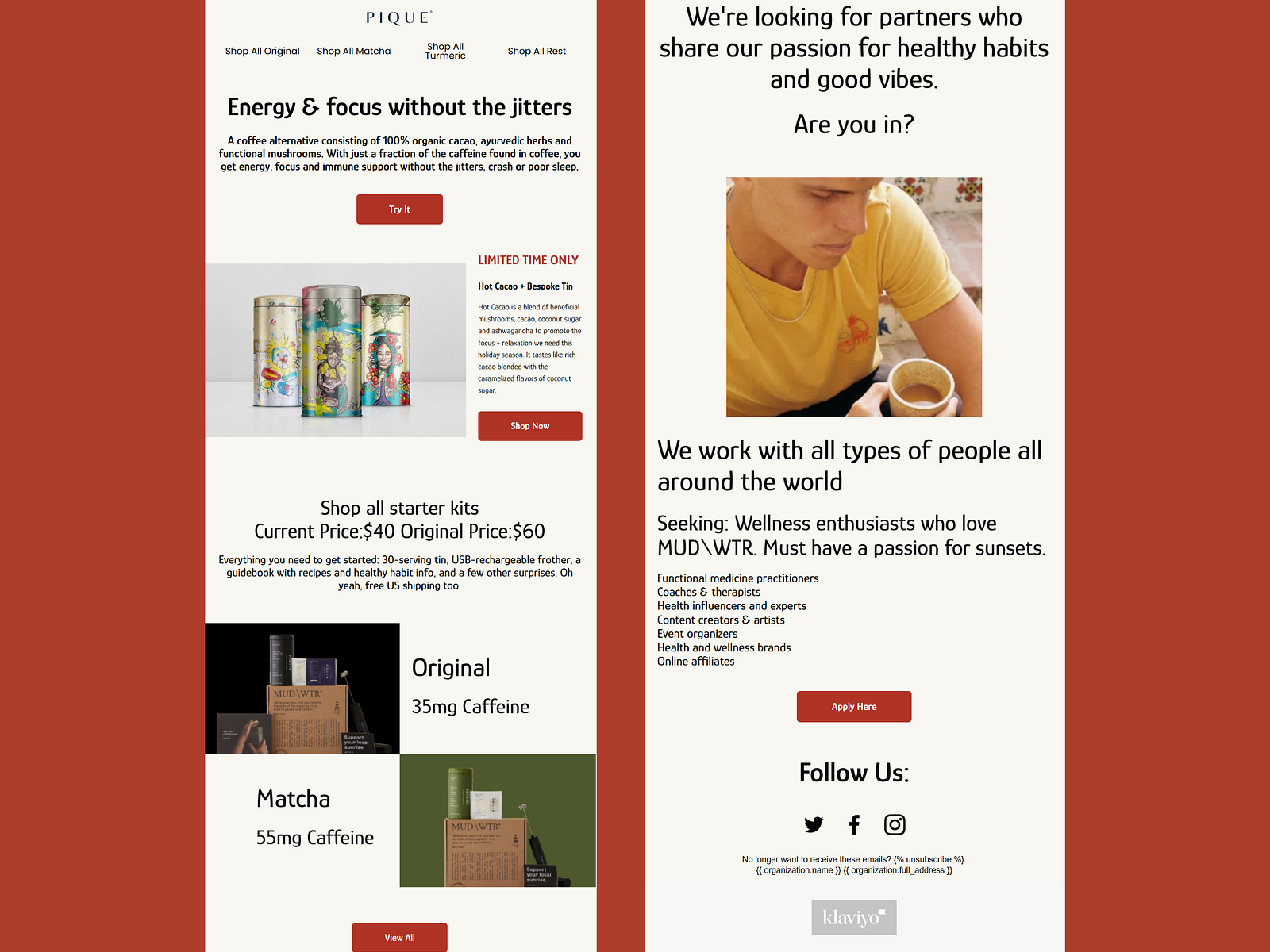 Coffee Shop Email Template by Sadia Sultana on Dribbble