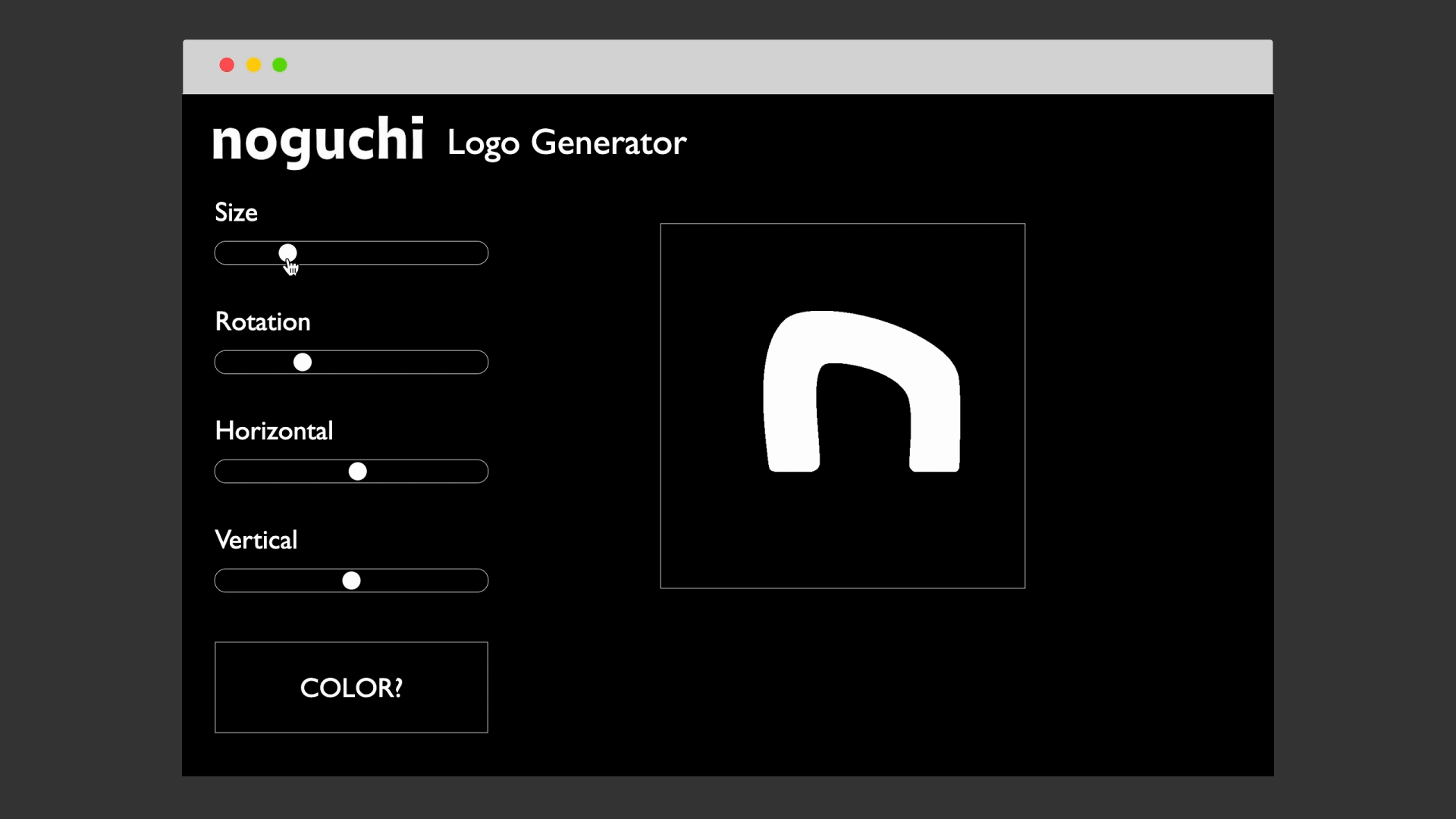 Generative Identity: The Noguchi Museum by Mari Hosho on Dribbble