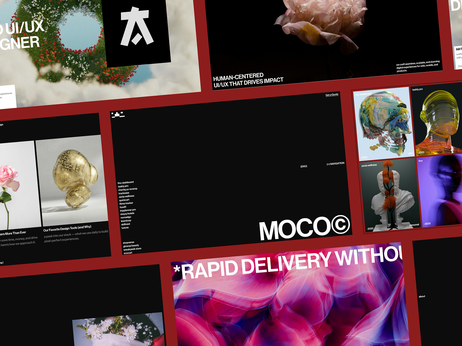 MOCO© – Creative Agency Landing Page by Alif Reza on Dribbble