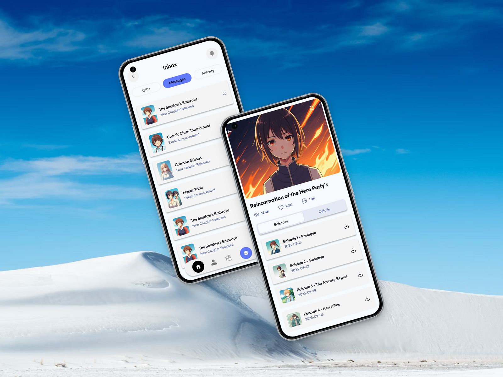 Comic/Story Reader Mobile app by Sana Fatima on Dribbble