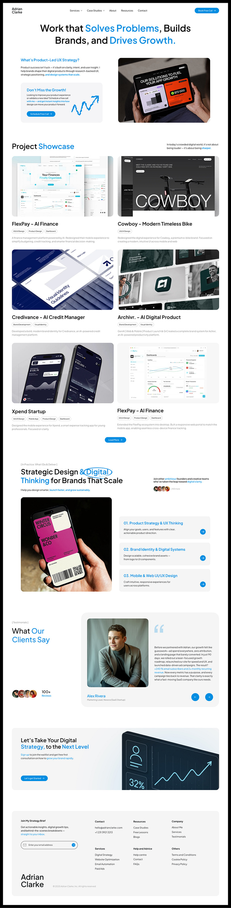 AC - Digital Consultant Personal Portfolio Website Project Page by LAIN ...