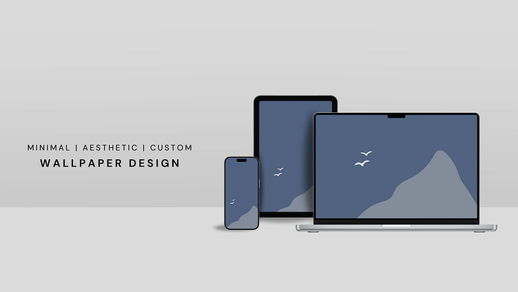 Minimal phone wallpapers by Zainab Waqas on Dribbble