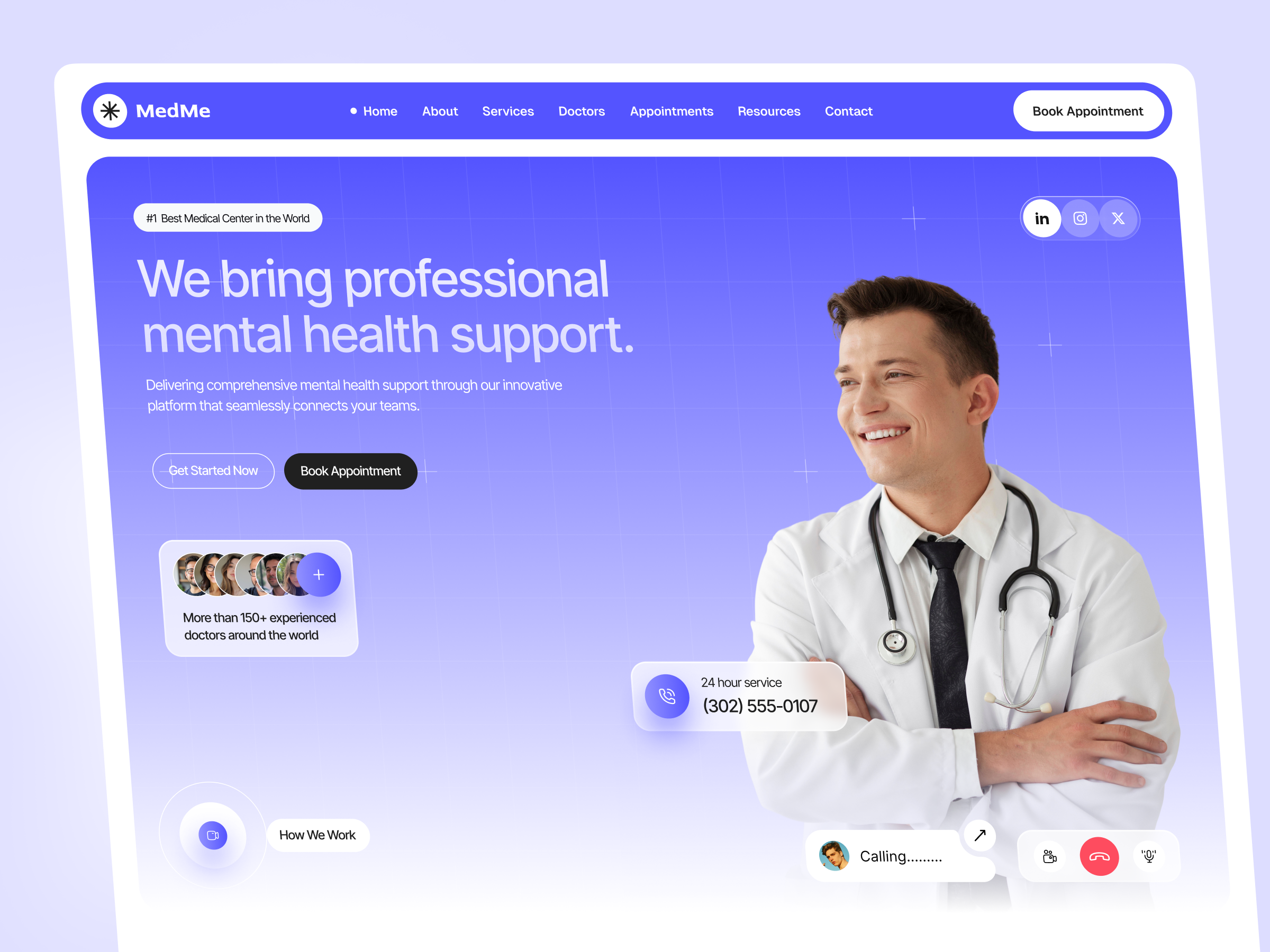 Healthcare Management • Medical Website UI • Patient Booking by Jabel ...