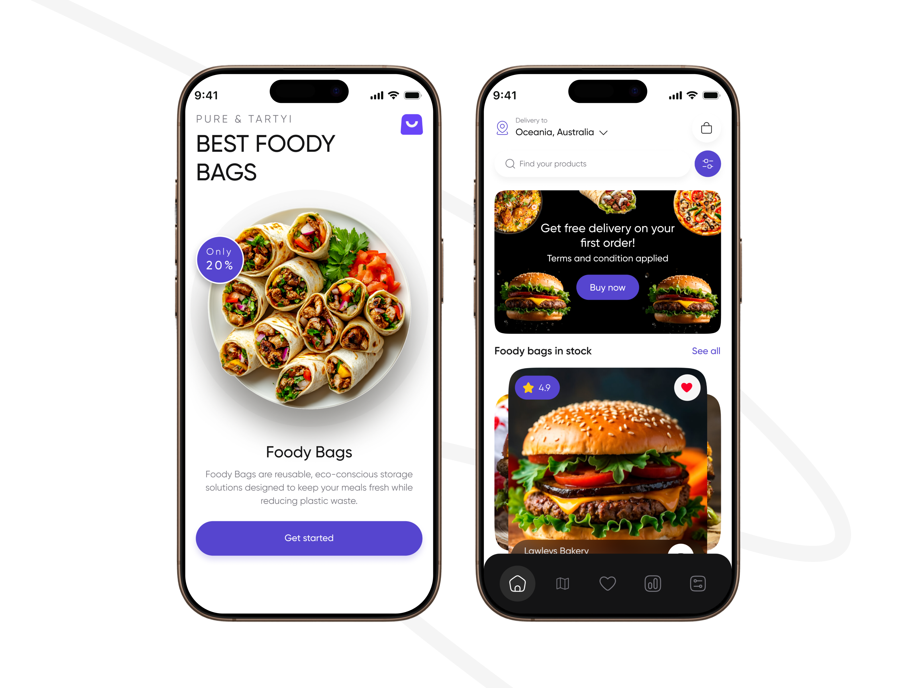 Food Application Design by Habibur Rahman on Dribbble