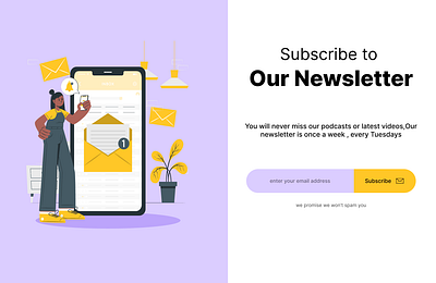 Browse thousands of Subscribe Newsletter images for design inspiration ...
