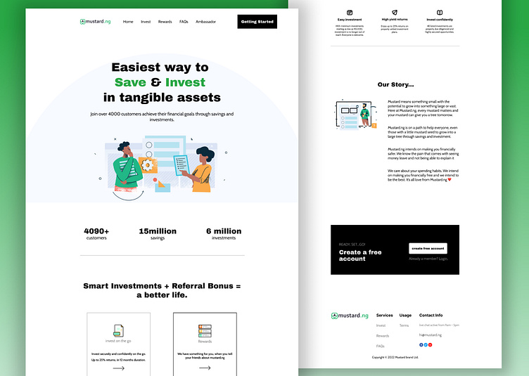 Mustard.ng - the website by Ifeanyi Chima on Dribbble
