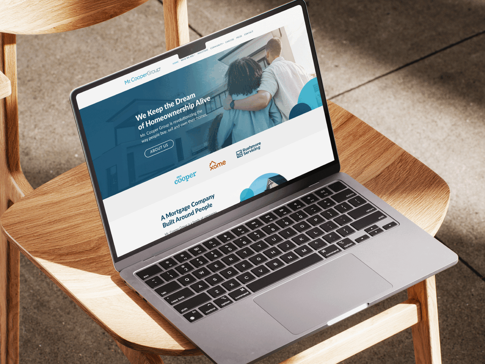 Mr. Cooper Group Investor Wordpress Homepage Design by Lauren Stanley ...