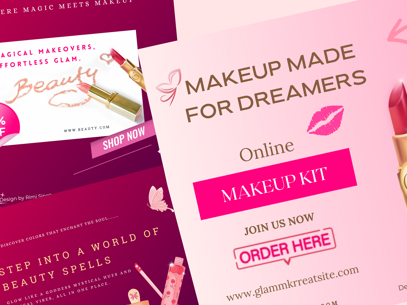Makeup Banners by Rimi Singh on Dribbble