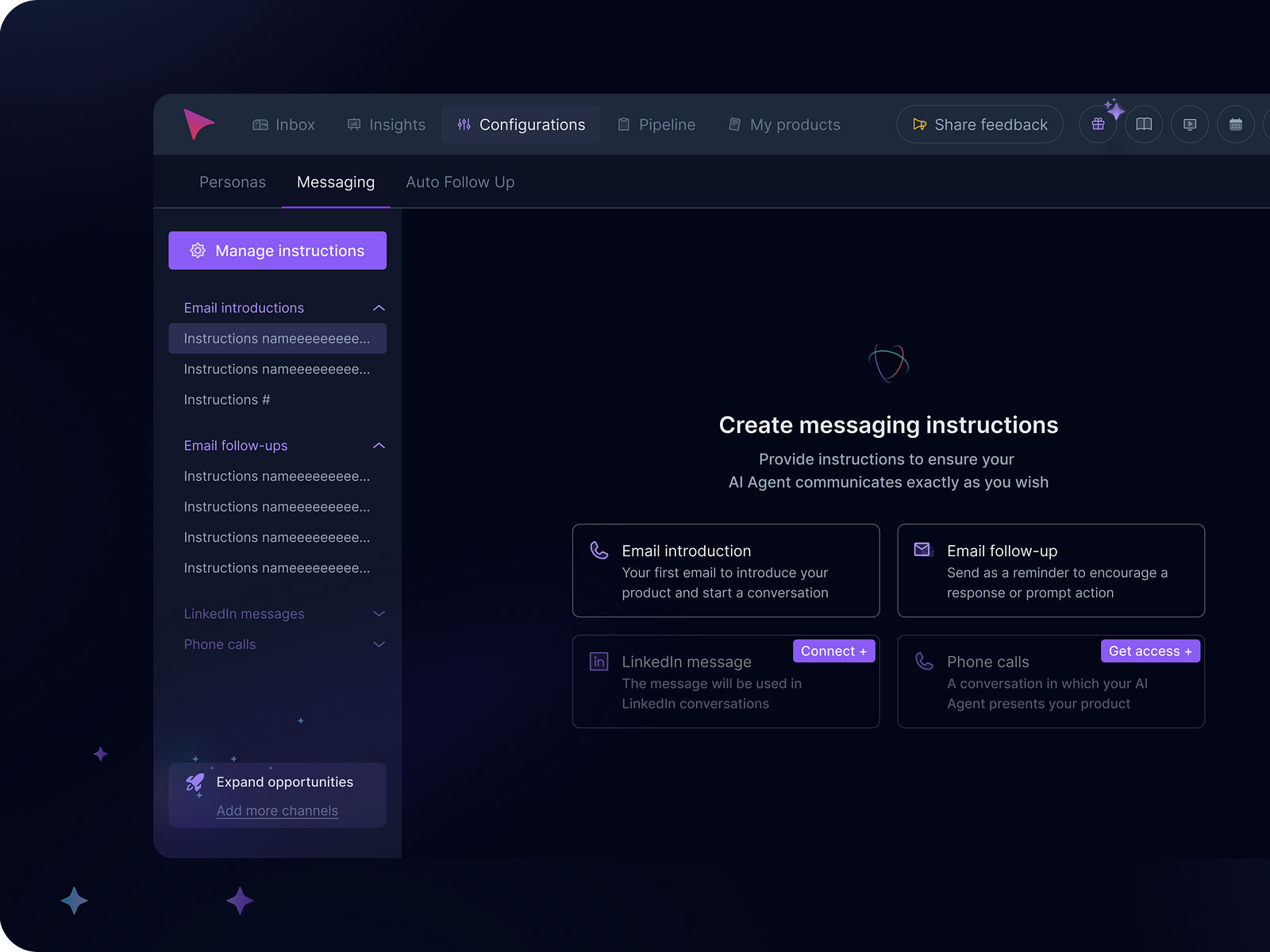 AnyBiz – Messaging Setup: teach your AI to write messages by AnyBiz on Dribbble