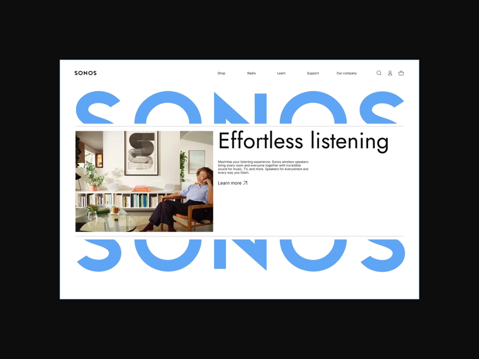 SONOS | Corporate Website by Xenia Kh on Dribbble