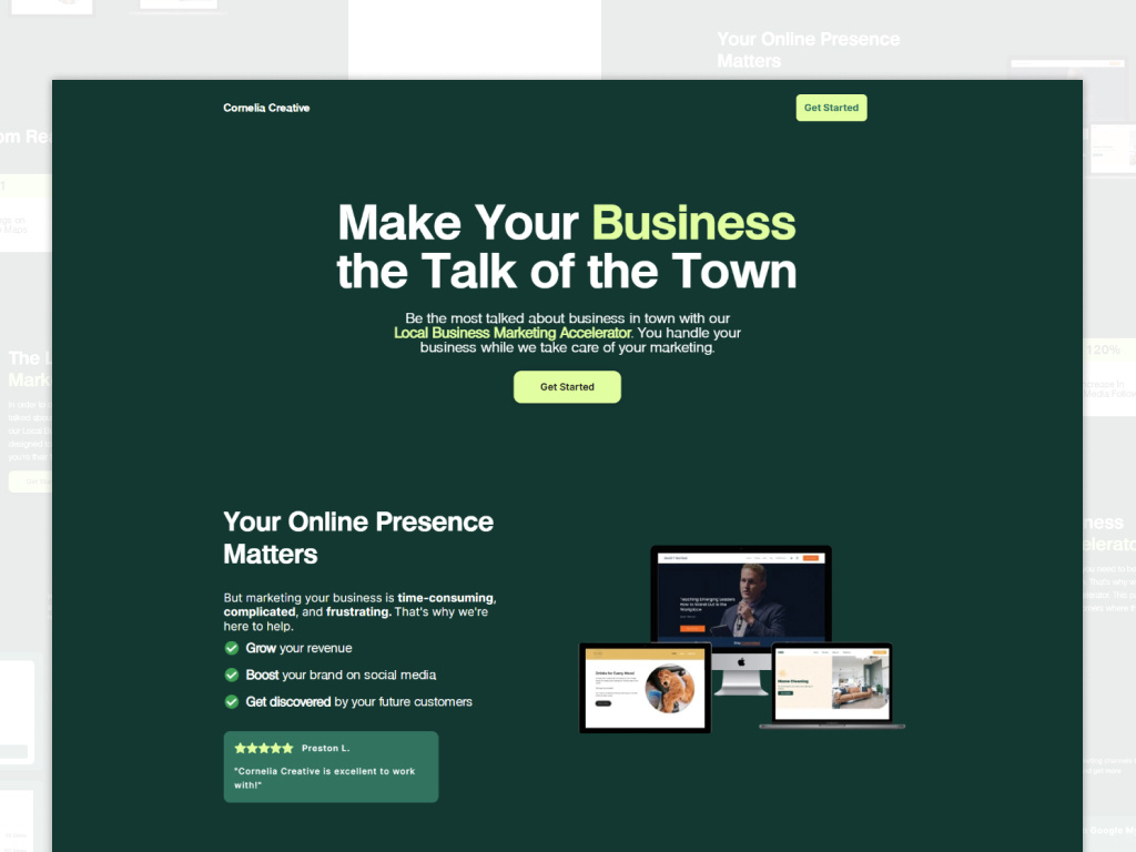 Cornelia Creative clean & bold webflow web design _Responsive UI by Grow Pixel | Web Development ...