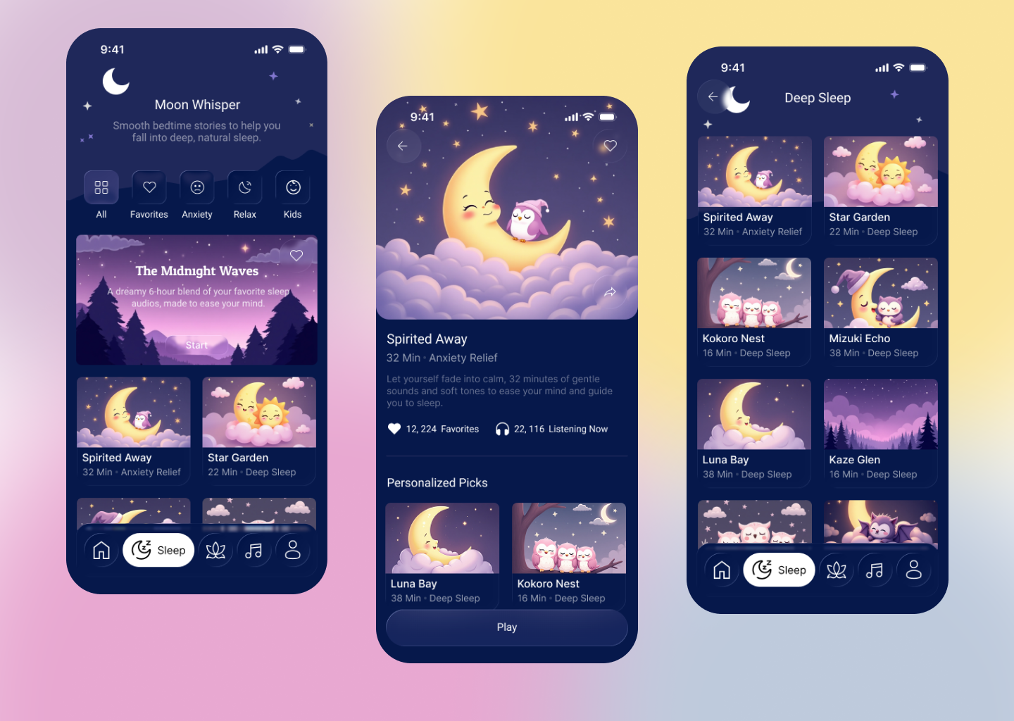 Browse thousands of Sleep App UI images for design inspiration | Dribbble