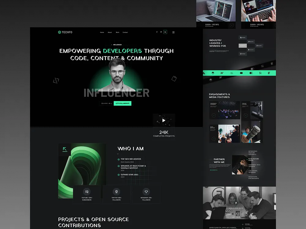 Coding Portfolio Figma designs, themes, templates and downloadable ...