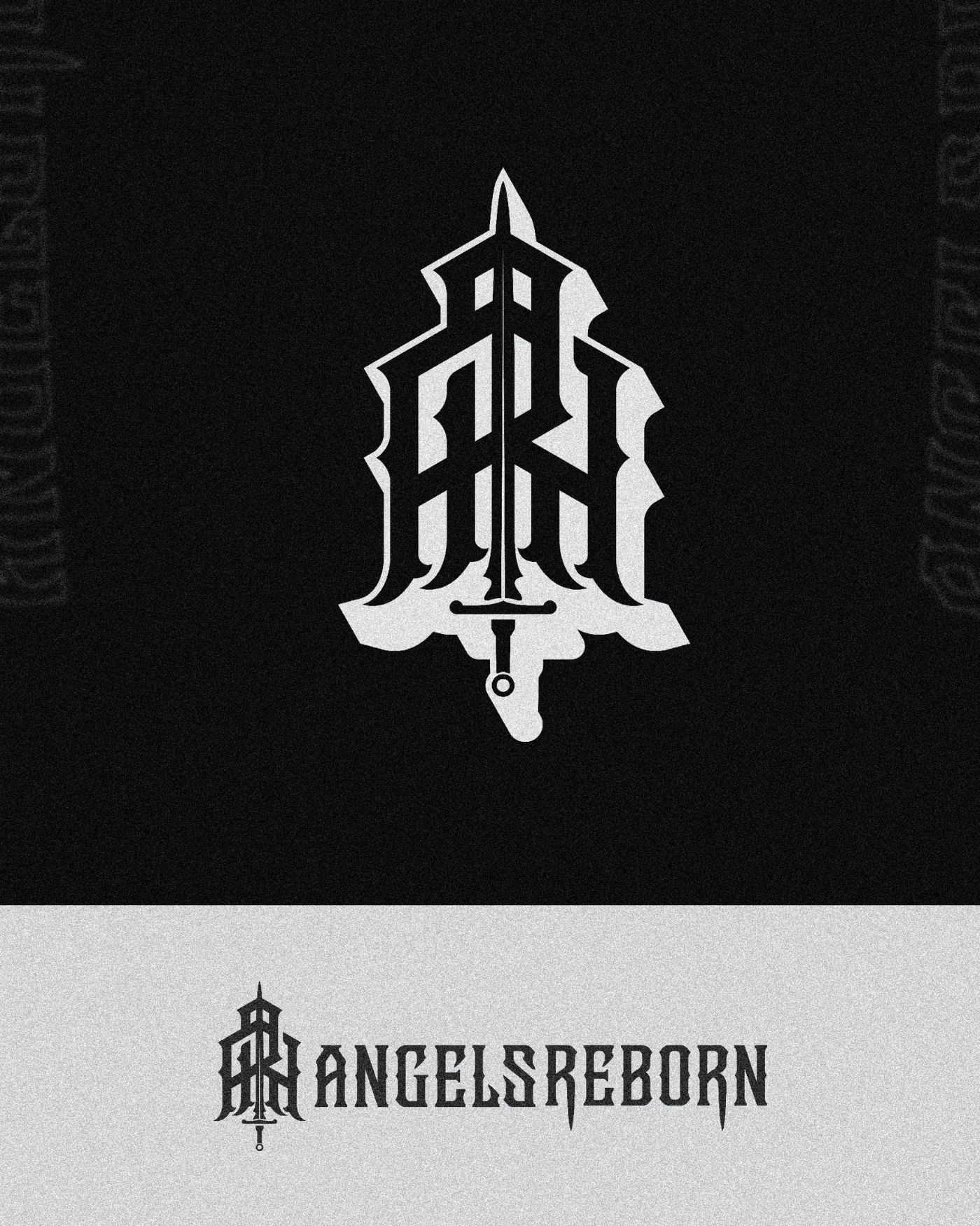 Rebranding Clothing Brand Monogram Logo - Angels Reborn by Acronight on ...