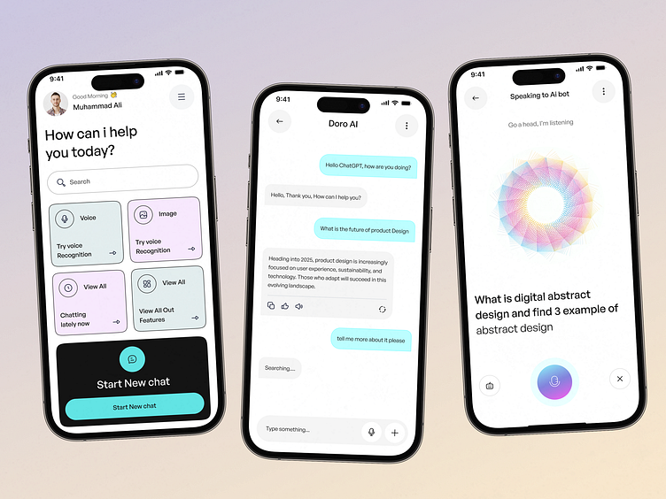 AI Chatbot Interface Design by Fazlur Rahman on Dribbble