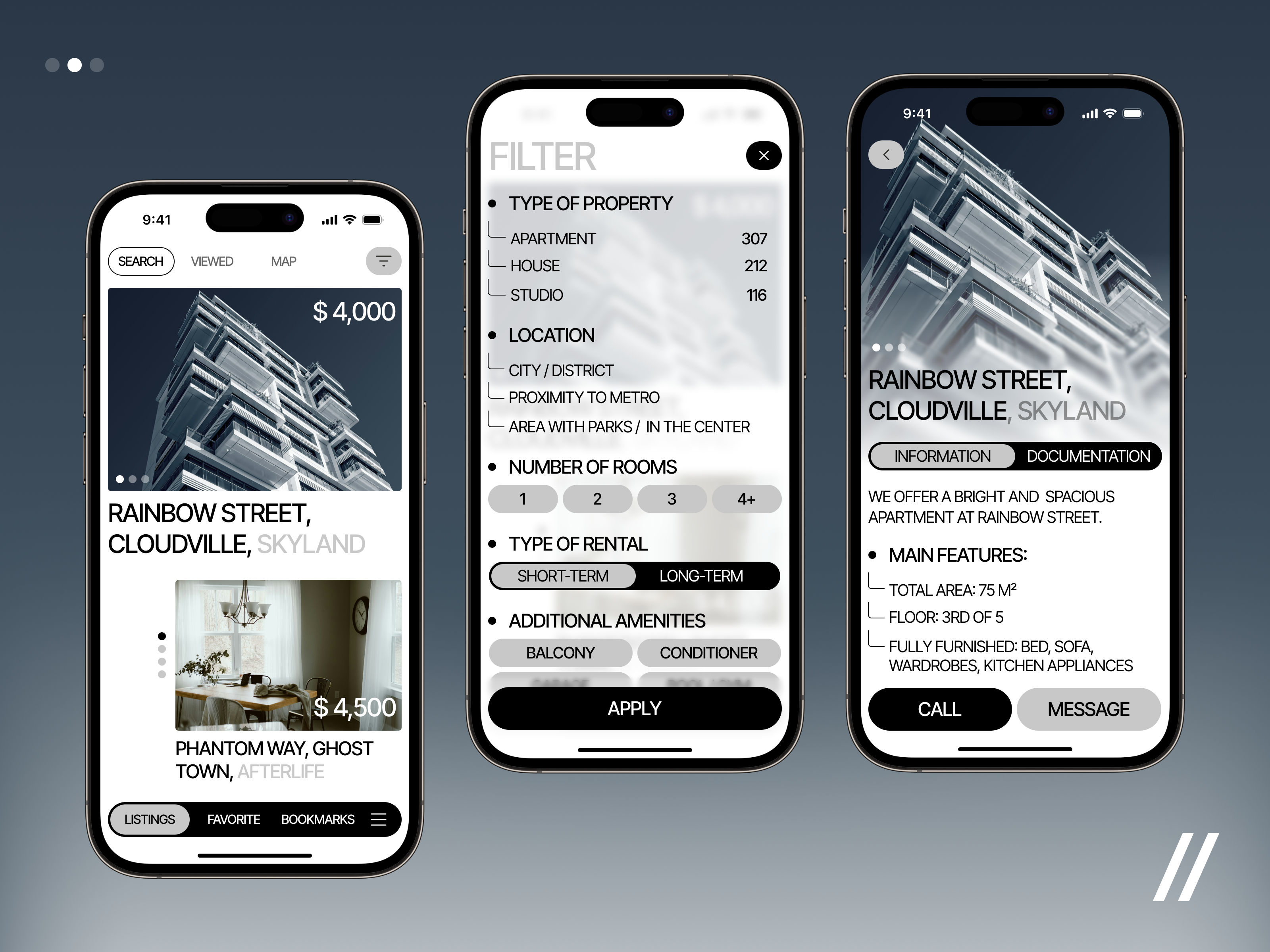 Apartment Renting iOS App Design by Purrweb UI/UX Agency on Dribbble