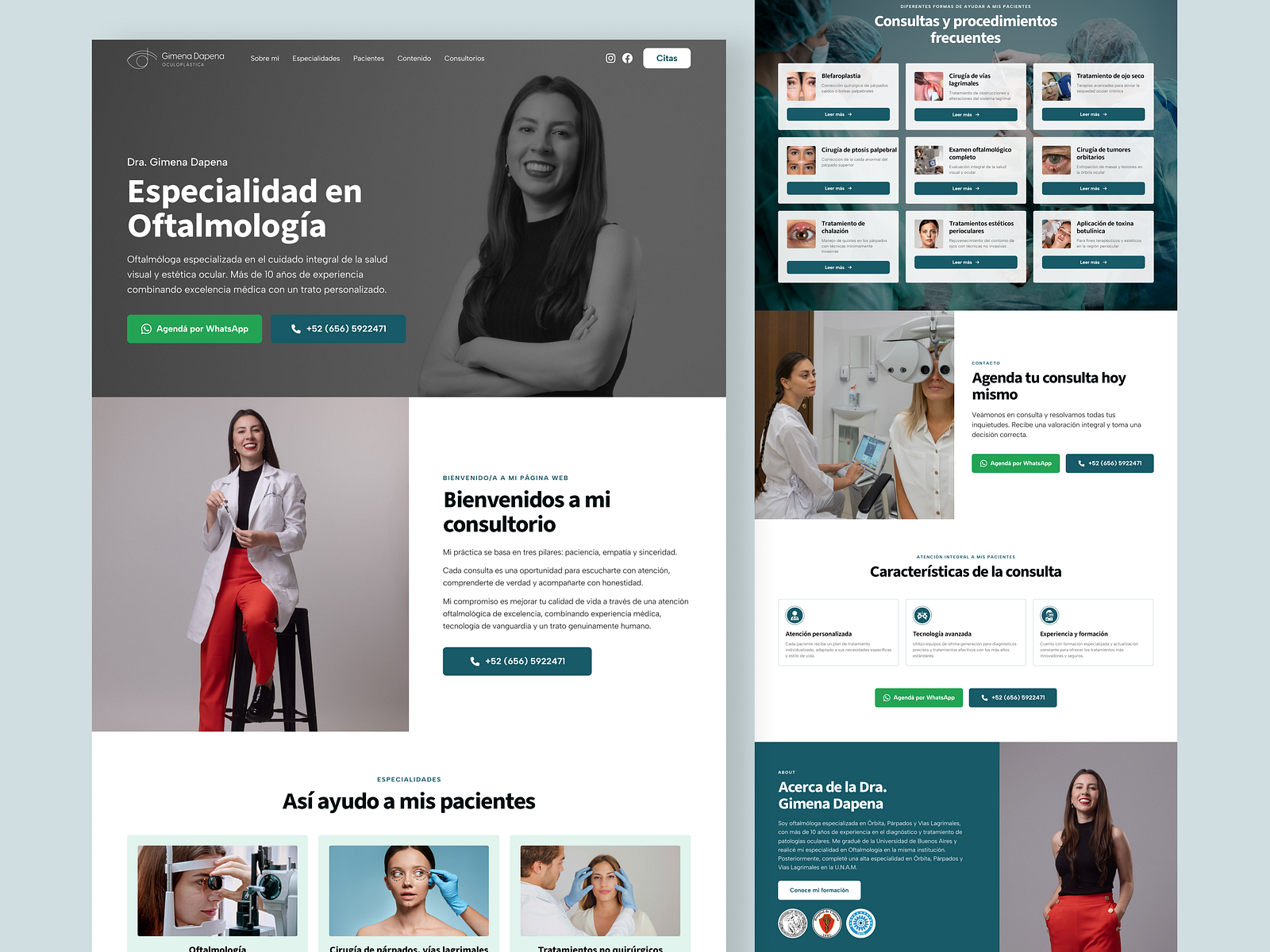 Ophthalmologist & Oculoplastic Surgeon - Website Design by Milos Ristic ...