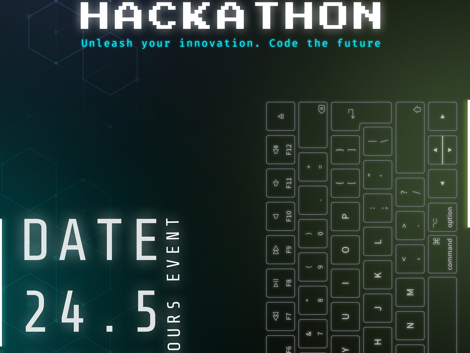 HACKATHON POSTER by Sahil Kumar on Dribbble
