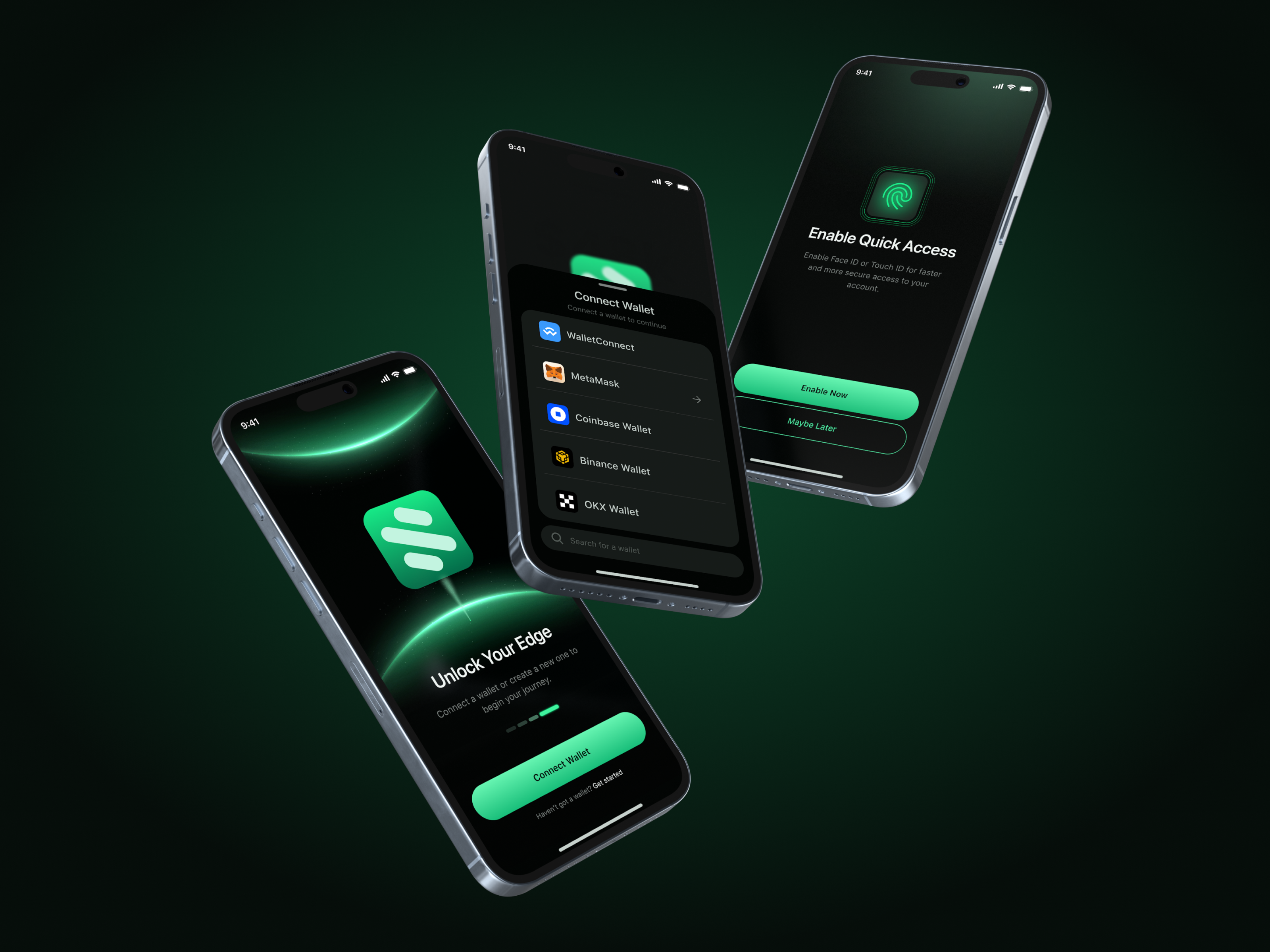 Crypto Wallet Connection & Access UI by Abdullah Islam on Dribbble