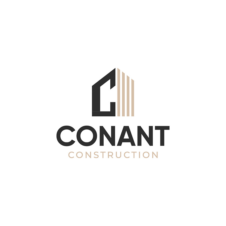 Conant Construction - Modern Logo Concepts by sahin miah on Dribbble