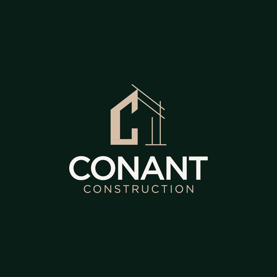 Conant Construction - Modern Logo Concepts by sahin miah on Dribbble