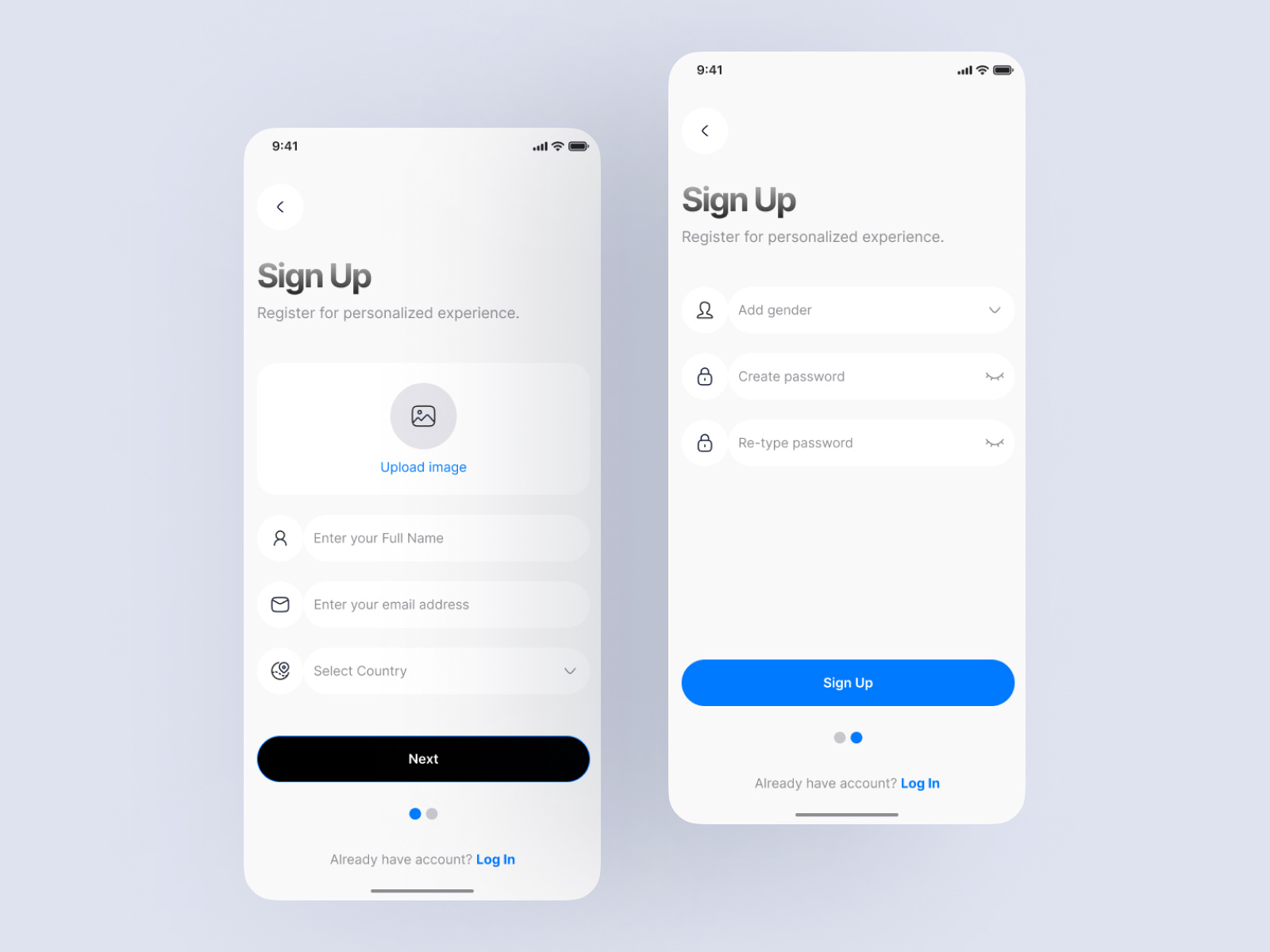 StyleMatch – AI Fashion Assistant App Login Process by Dipu Paul on Dribbble