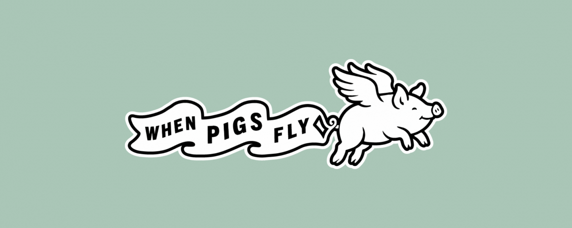 When Pigs Fly Logo Suite by David Walker on Dribbble