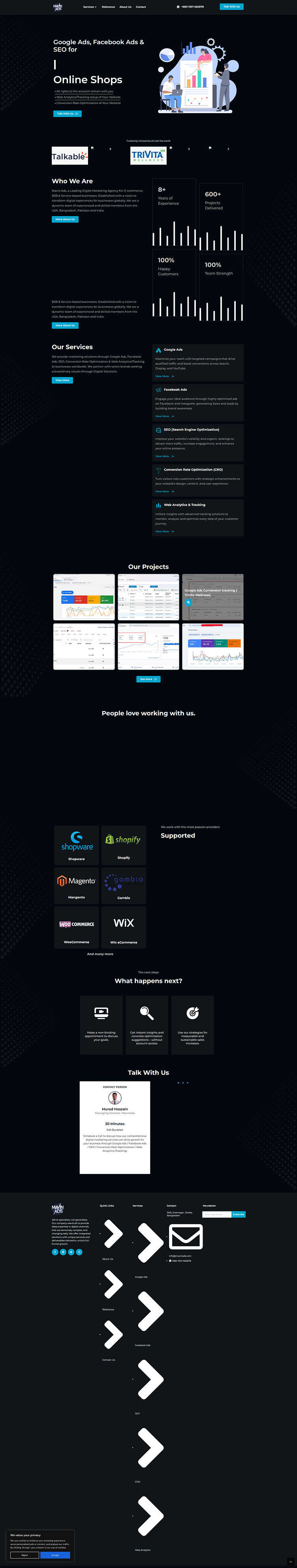 Web Design for Agency by Mark Lorgo on Dribbble