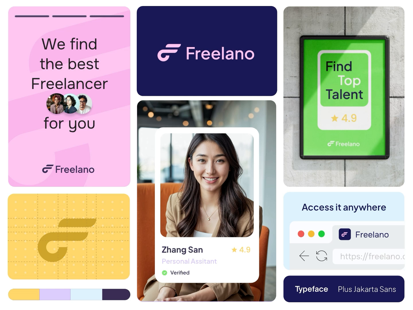 Freelano - Freelancer Hiring Platform by Sans Branding for Sans Brothers on Dribbble