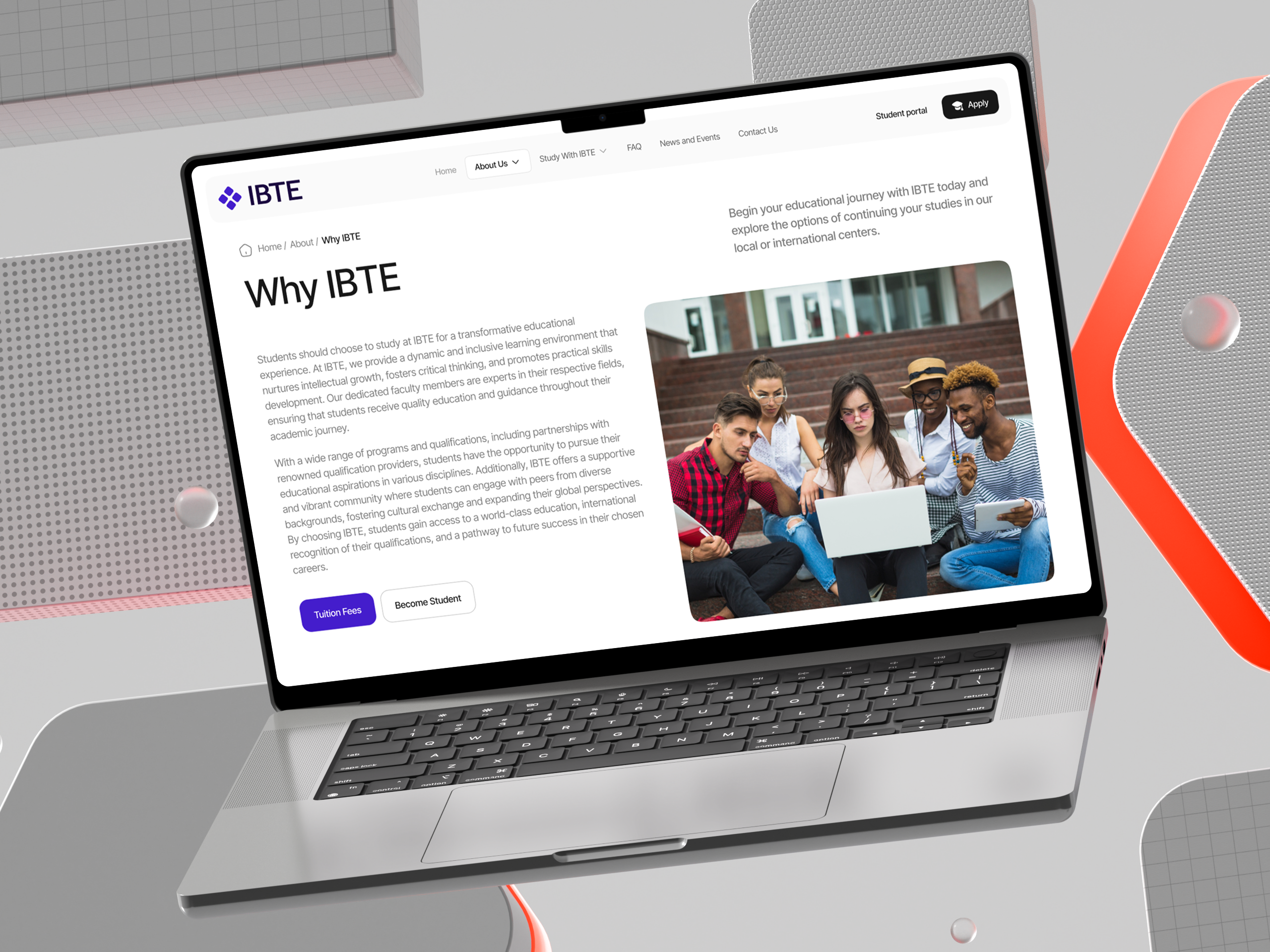IBTE Website redesign -About-Why IBTE by ilias miah for Opndoo Studio ...
