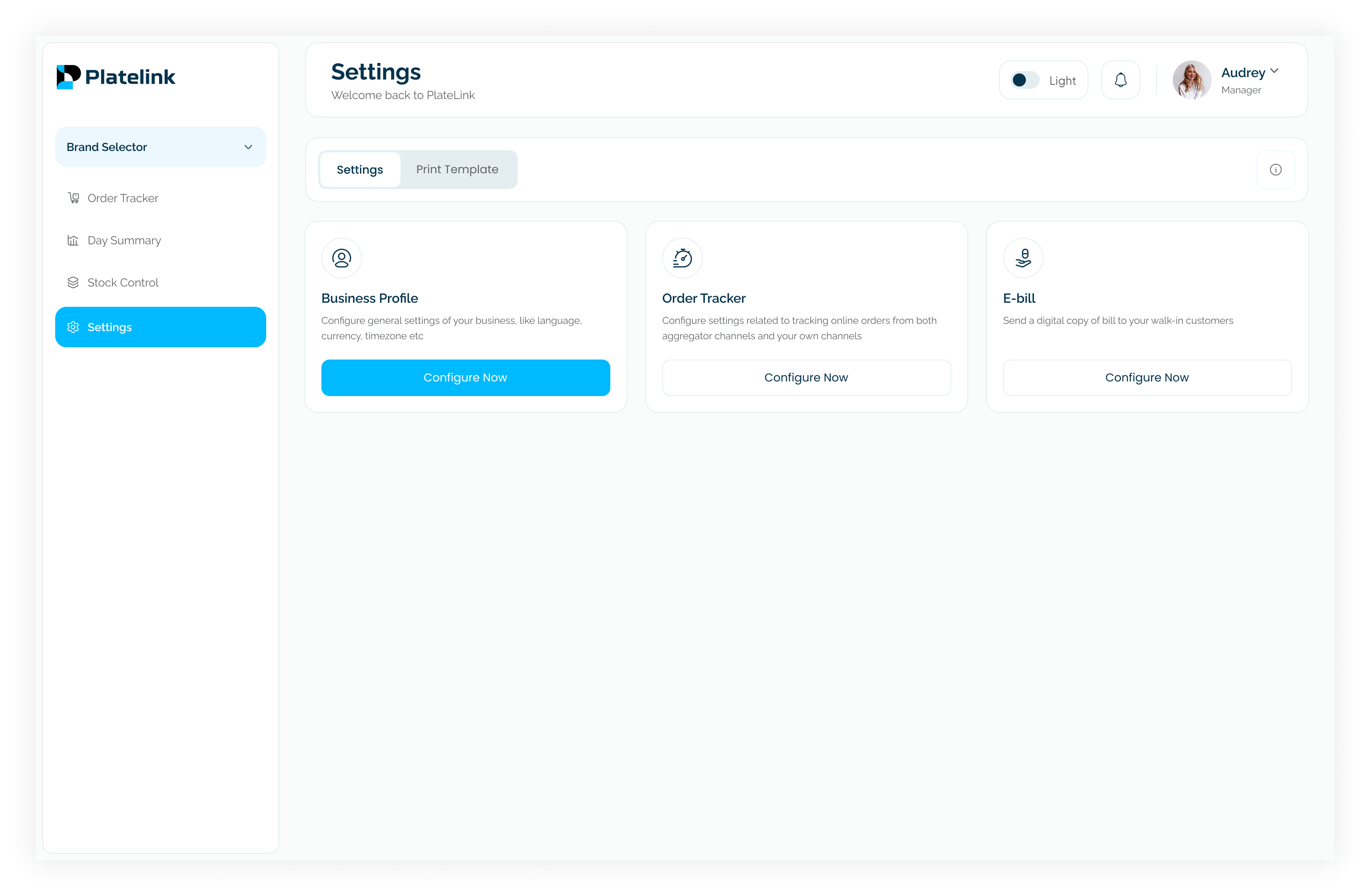 Admin Settings for AI Restaurant Automation Software by Amirul Islam on ...